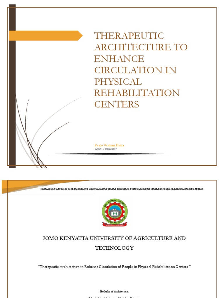 Physical Rehabilitation Centers Final Thesis | PDF | Drug Rehabilitation | Physical Therapy
