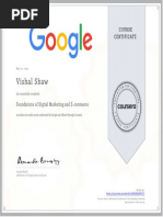 Coursera Certificate Example | PDF