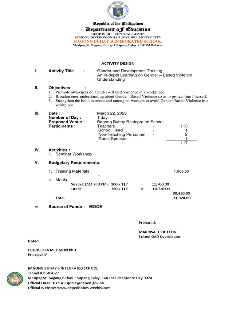 BBB Is Gad Activity March 2023 | PDF | Identity Politics | Justice