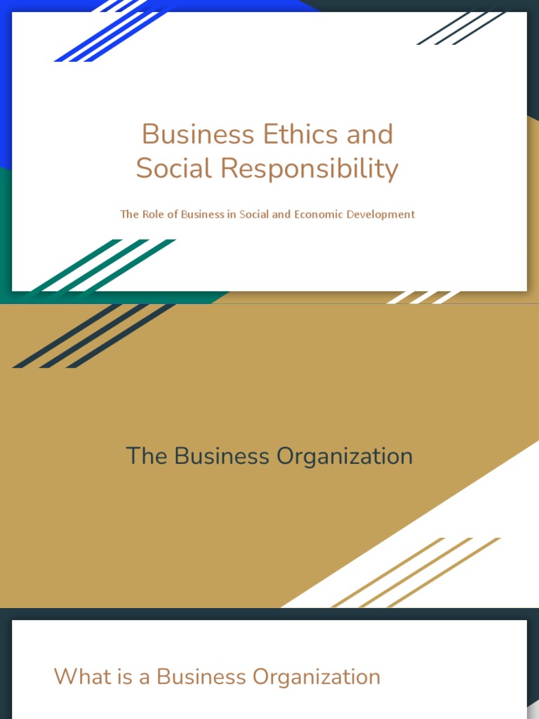 Business Ethics and Social Responsibility Grade 12 | PDF ...
