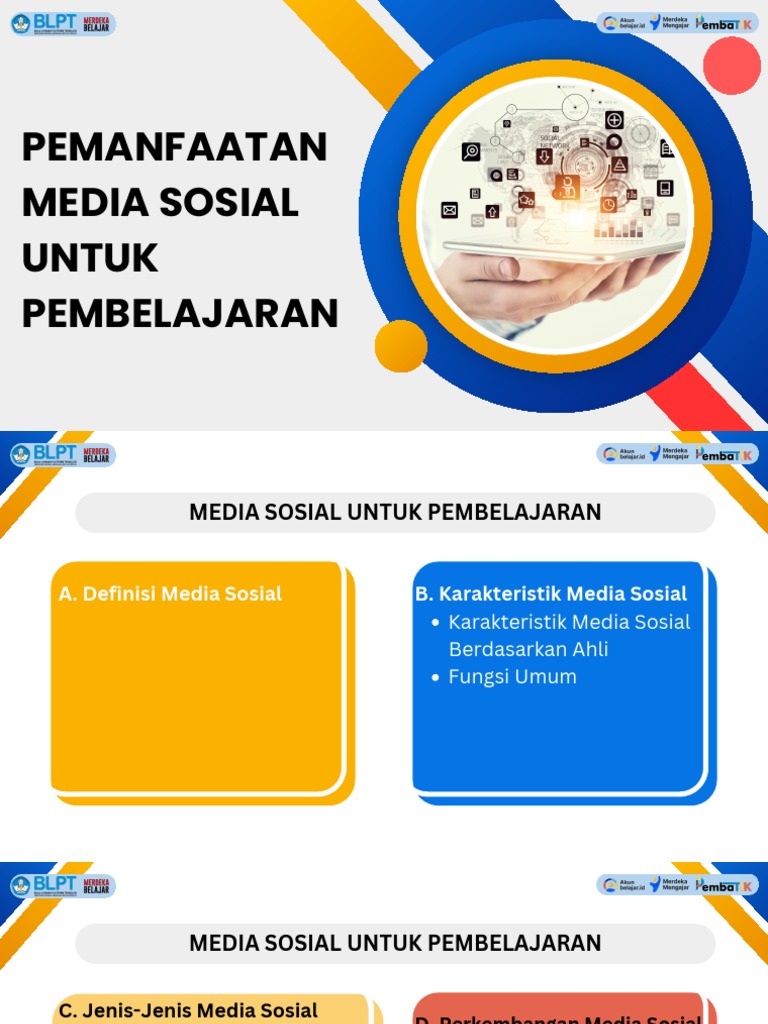 Paparan Materi Modul 4 - Pemanfaatan Media Sosial Untuk Pembelajaran | PDF
