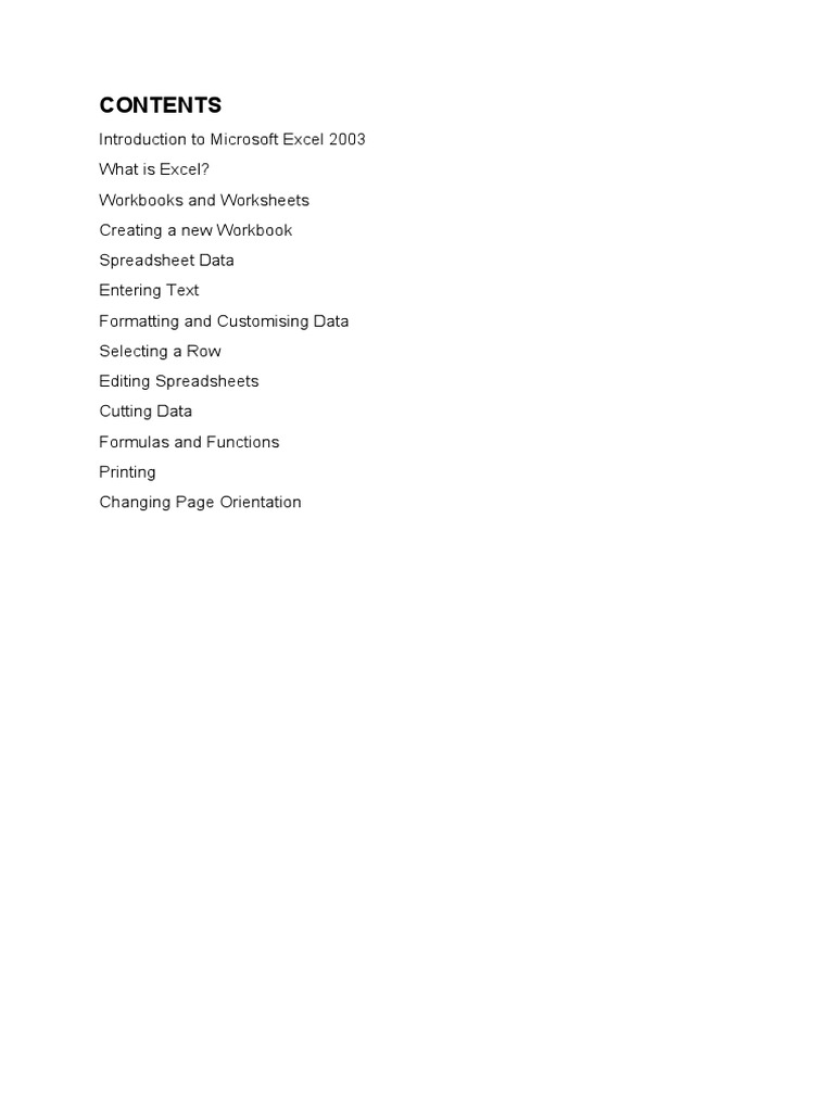 Microsoft Excel Training Updated | PDF | Spreadsheet | Microsoft Excel