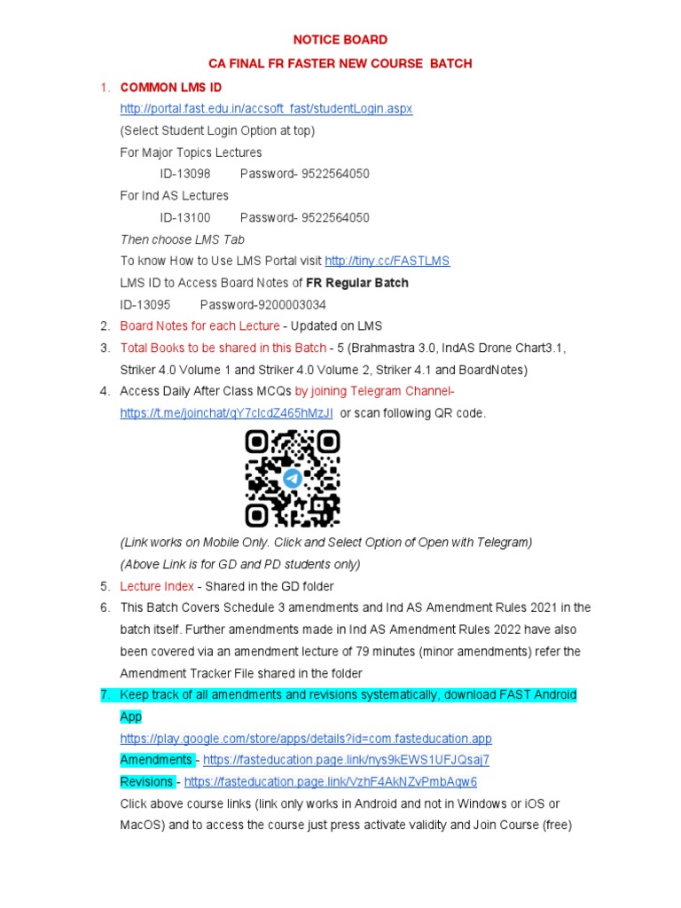 Notice Board FR Faster | PDF | Android (Operating System) | Ios