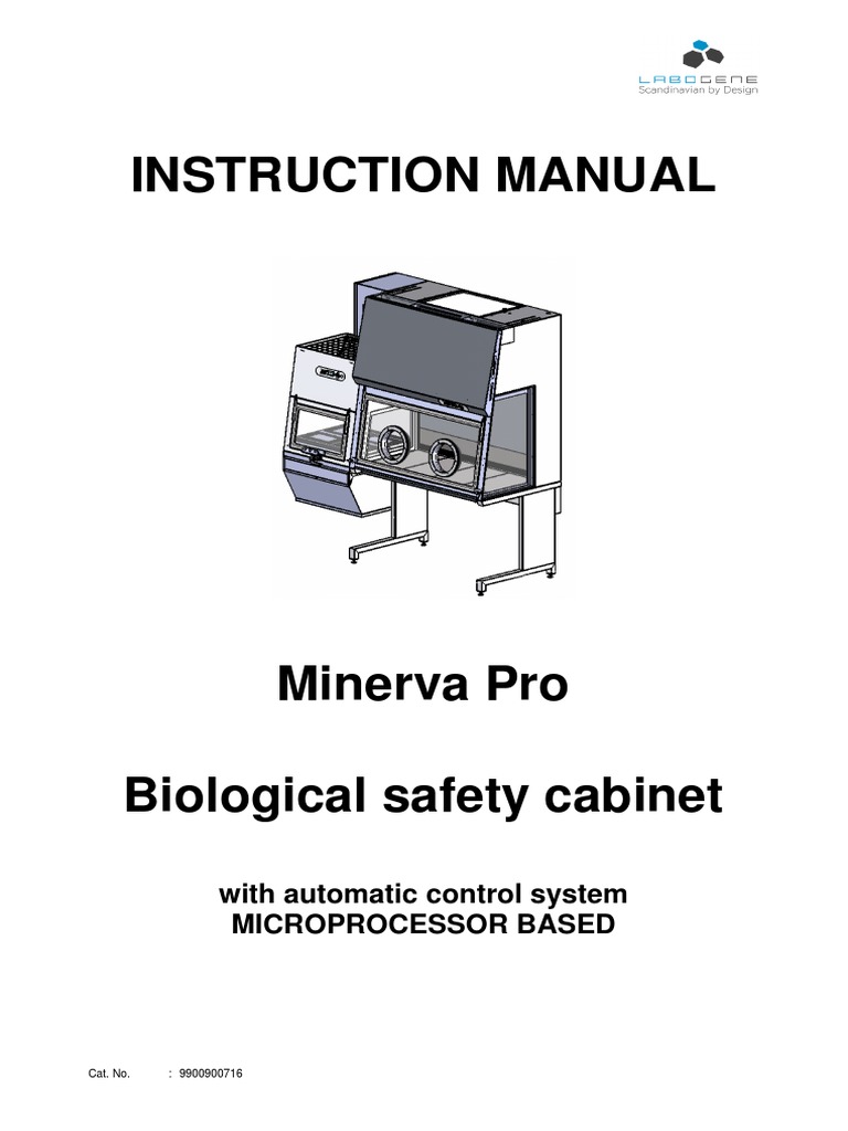Instruction Manual - LaboGene Minerva Pro 1200 - 9900900716 | PDF | Duct (Flow) | Manufactured Goods