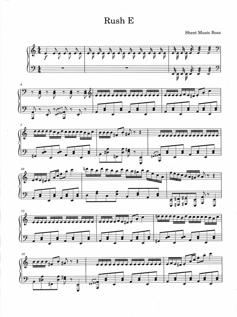 Rush E | PDF