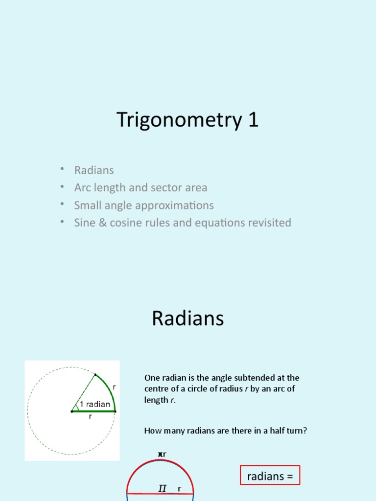 Trigonometry Slides | PDF