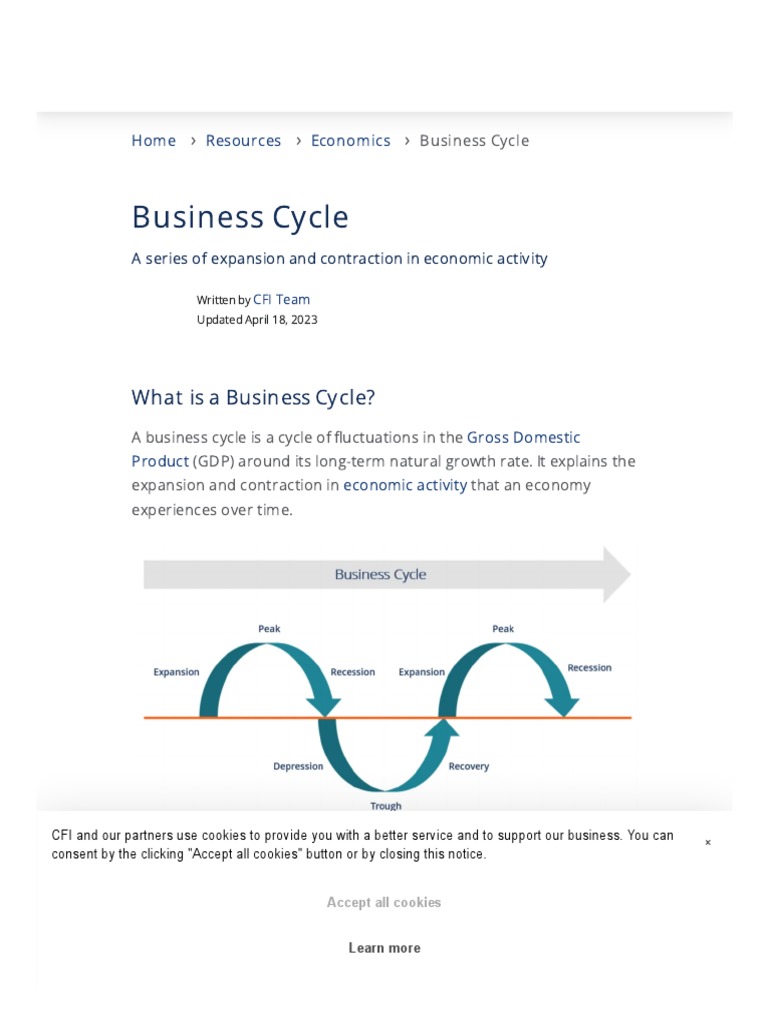 Understanding the Business Cycle Stages | PDF | Business Cycle | Recession