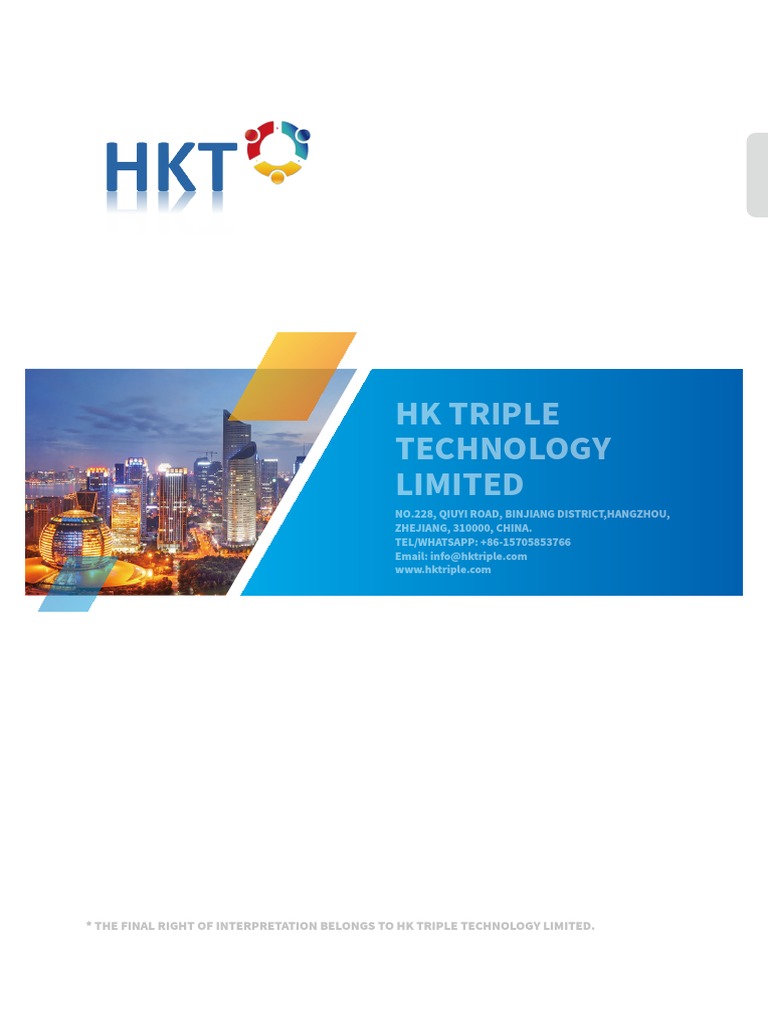 HKT Catalog 2022 | PDF | Hdmi | Usb
