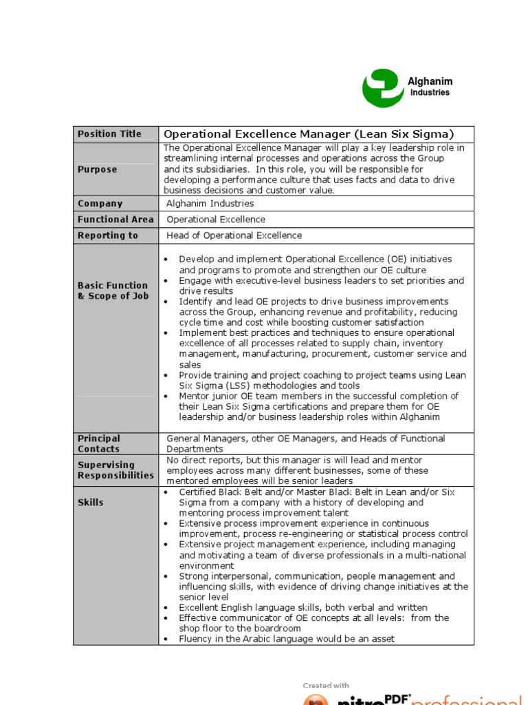 Streamlining Operations Through Continuous Improvement The Role And