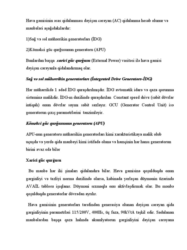 Elektrik Qida Sistemi | PDF