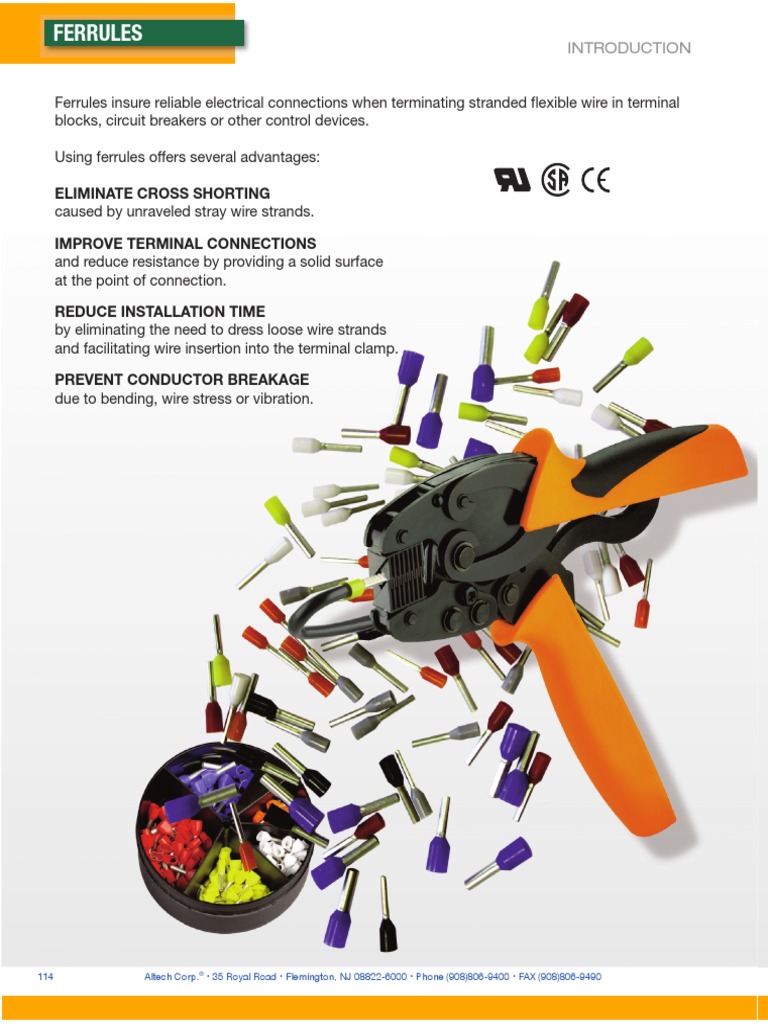 Ferrule | PDF | Wire | Electrical Connector