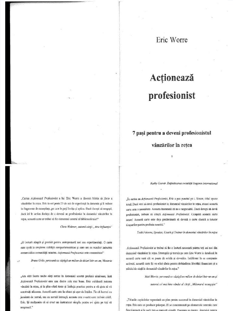 GOPRO - Actioneaza Profesionist Eric Worre - Compressed | PDF