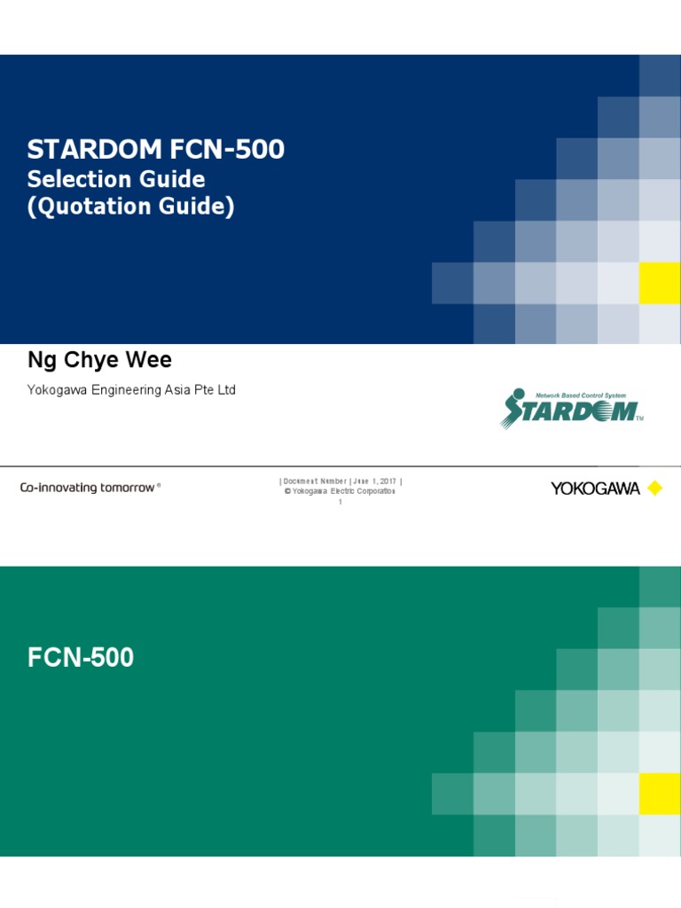 00) CP Training-STARDOM-FCN-500 Selection Guide | PDF | Manufactured ...