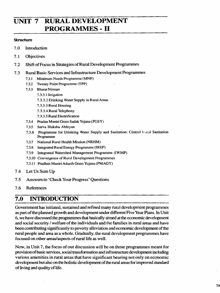 Rural Development Programmes | PDF | Economies