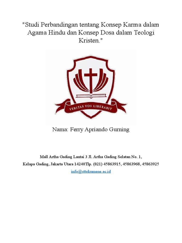Perbandingan Karma dan Dosa Agama | PDF