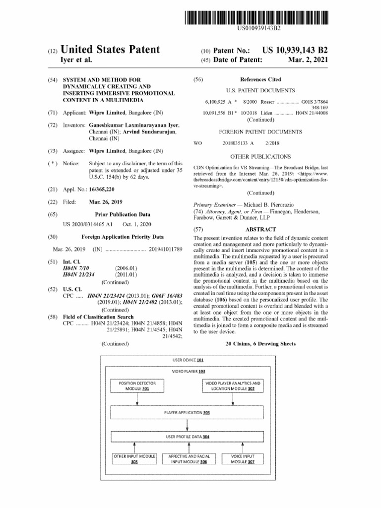 US10939143B2-System and Method For Dynamically Creating and Inserting ... US10939143B2-System and Method For Dynamically Creating and Inserting ...