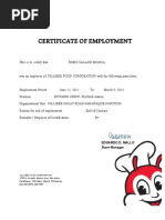 Jollibee Coe | PDF | Business