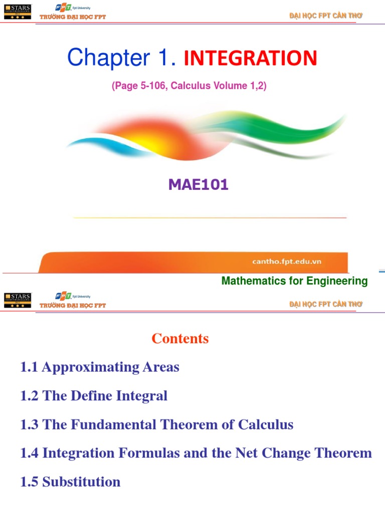 MAE101 CAL V2 Chapter 5 Integration | Download Free PDF | Integral | Area
