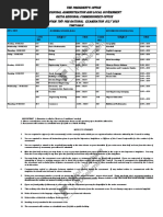 2025 Revised Kjsea Timetable | PDF
