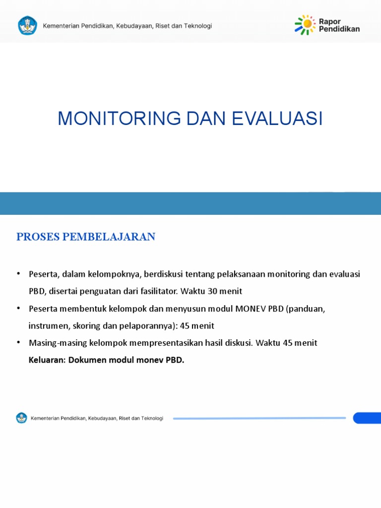 7-Monitoring Dan Evaluasi | PDF | Bisnis
