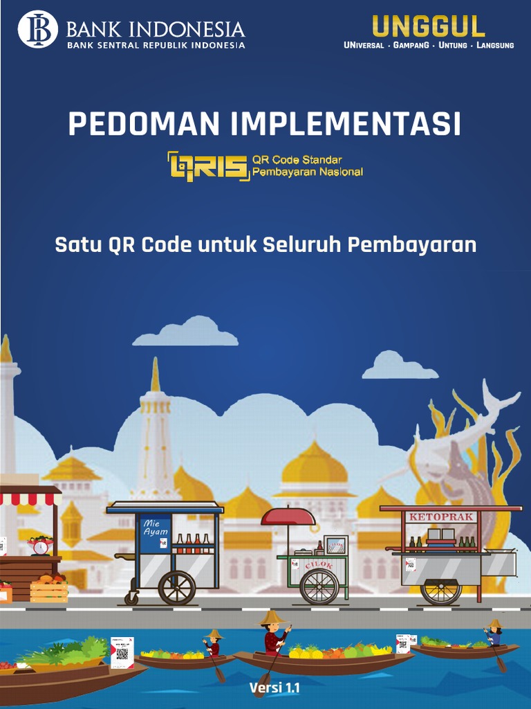 Full Pedoman QRIS 1.1 - Cat | PDF | Bisnis | Pengelolaan Keuangan & Uang