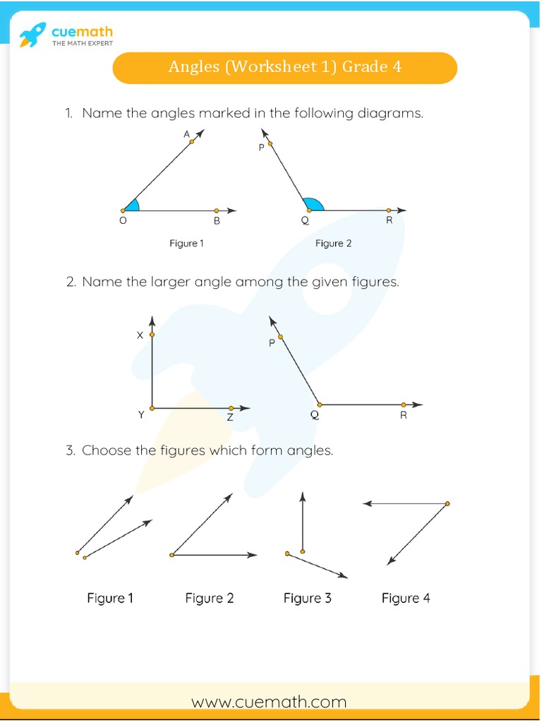 File Angles Worksheet 1 4th Grade 1622633016 | PDF | Euclid | Geometry