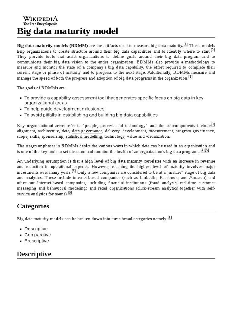 Big Data Maturity Model | Download Free PDF | Information Technology ... Big Data Maturity Model | Download Free PDF | Information Technology ...