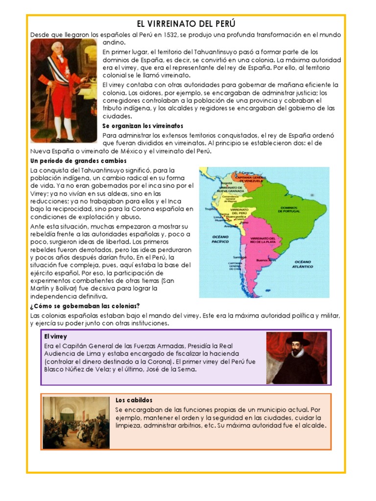 El Virreinato Del Perú | PDF | Imperio Inca | Perú
