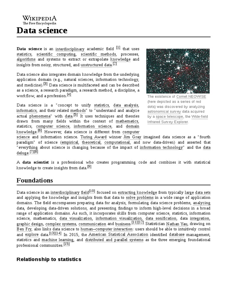 Data Science | PDF | Data Science | Cognition