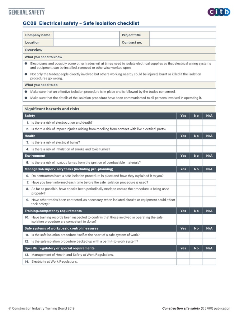 Ge700 2020 GC08 | Download Free PDF | Occupational Safety And Health ...