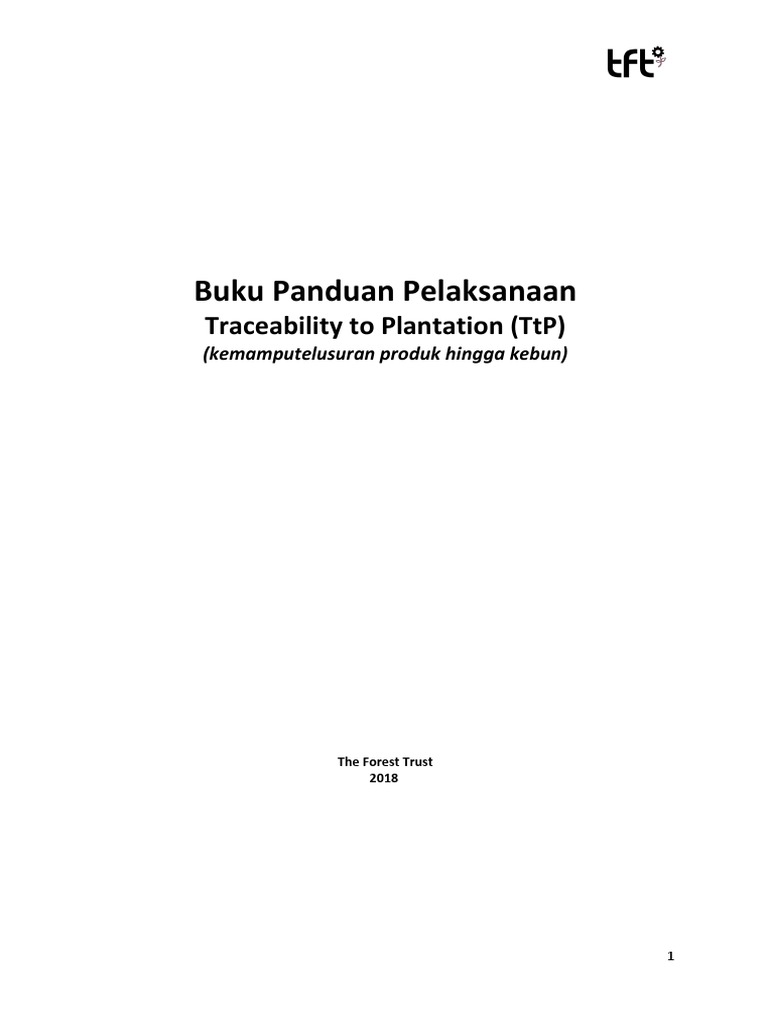 Buku Panduan Pelaksanaan TTP Generic T4T | PDF