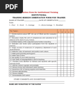 Rwac Template For Assessment | PDF