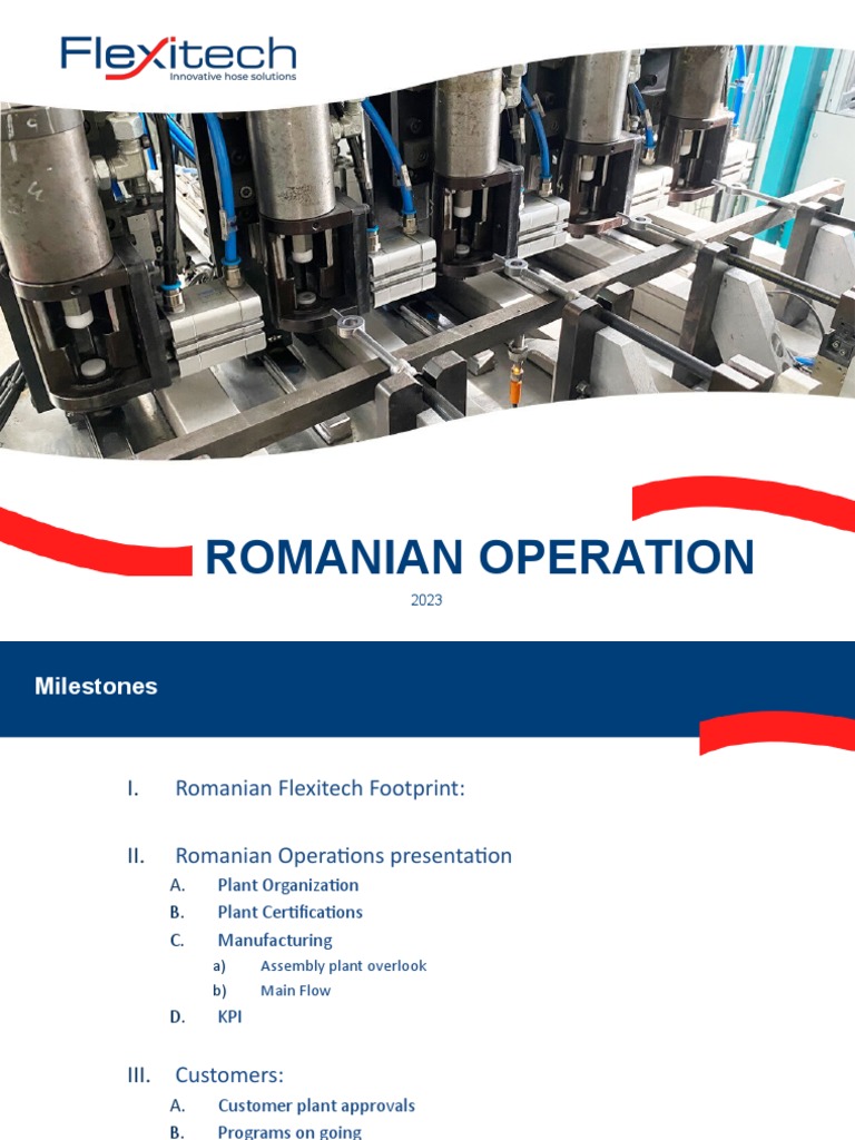 Flexitech Romania Operations Overview | PDF | Logistics | Supply Chain