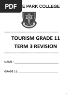 Grade 11 PAT Resource Pack | PDF | Tourism | Rail Transport