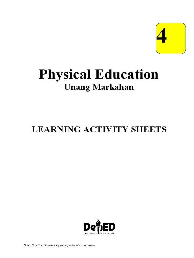 Pe4 Quarter1 | PDF | Physical Fitness | Physical Exercise
