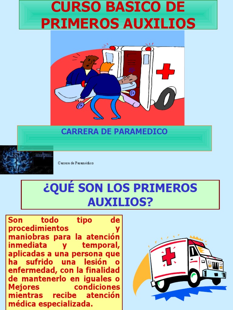 1 Curso Basico de Primeros Auxilios | PDF | Quemar | Herida