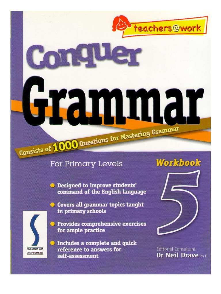 Conquer Grammar Workbook 5 Answers | PDF