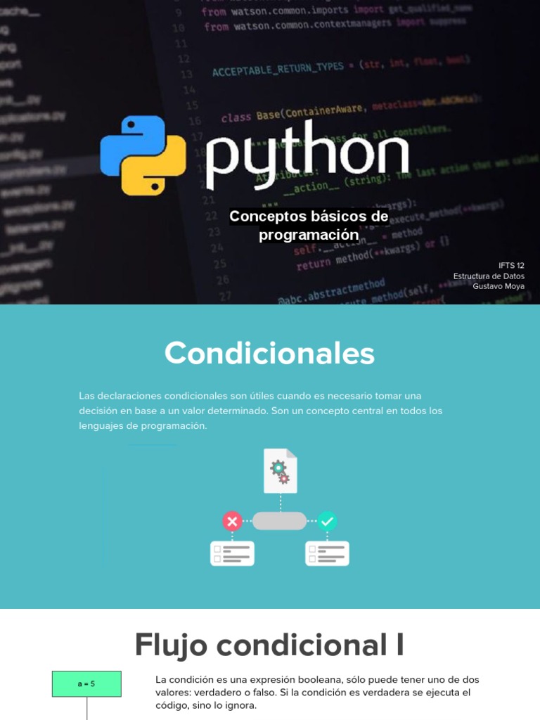 Python 02 Condicionalesbucles Pdf Python Lenguaje De Programación Programación De