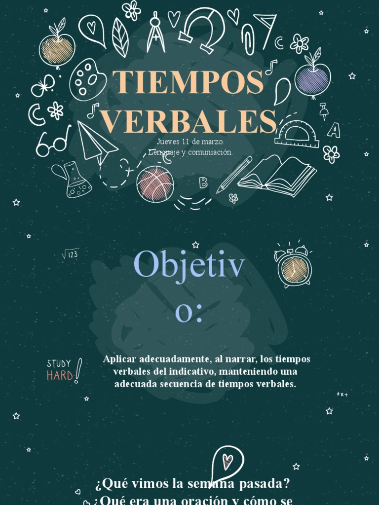 Tiempos Verbales II | PDF | Verbo | Mecánica del lenguaje