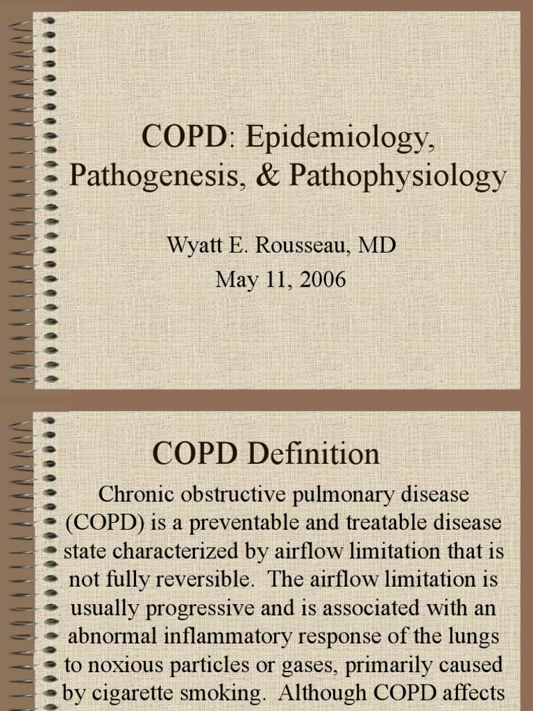 COPD | PDF | Chronic Obstructive Pulmonary Disease | Bronchitis