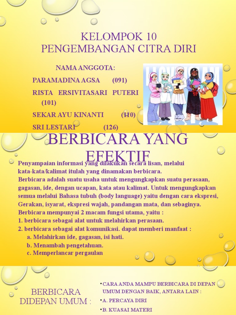 Pengembangan Citra Diri | PDF | Pengembangan Diri