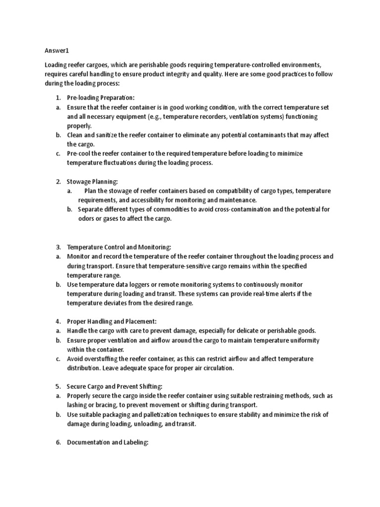 Sai's Assignment Cargo | PDF | Cargo | Vehicles