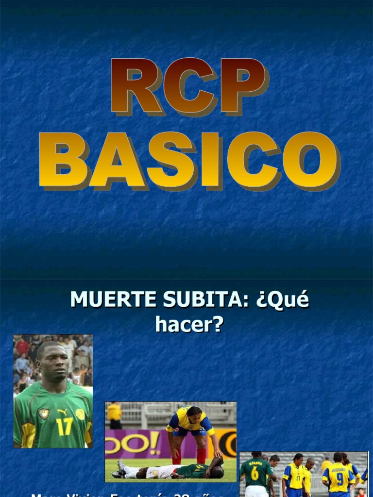RCP Basico | PDF | Reanimación cardiopulmonar | Enfermedades y trastornos
