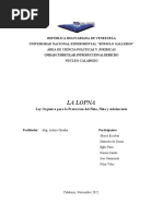Promulgacion Lopna | PDF | Derechos de los niños | Venezuela