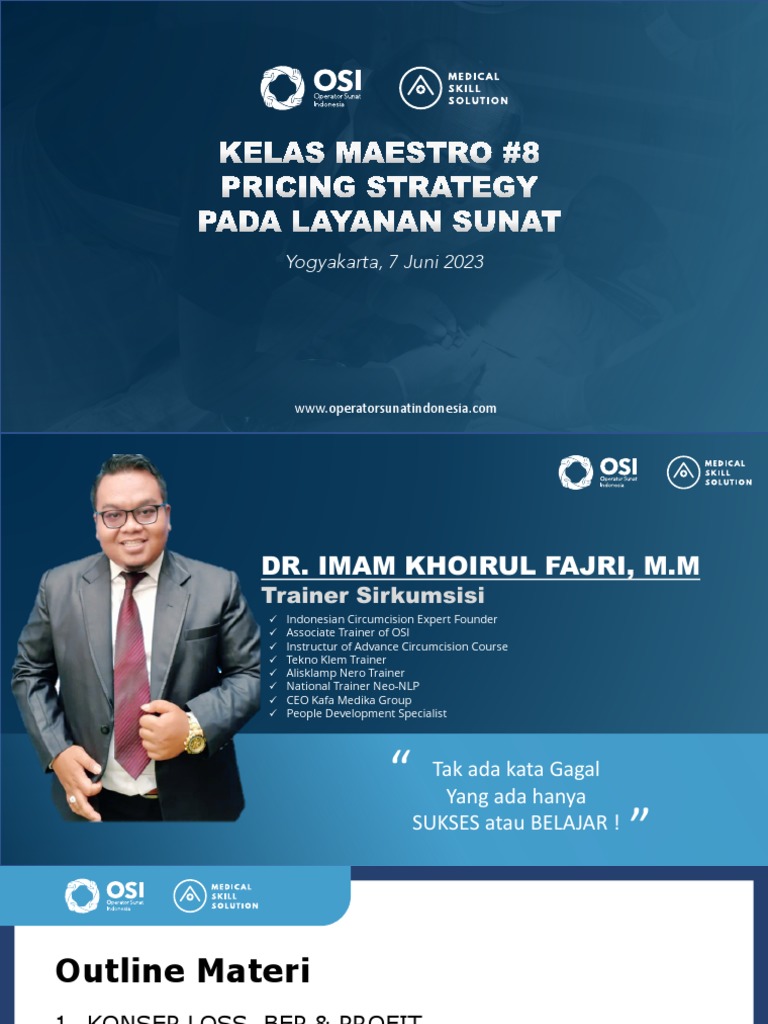 Gaji dan Strategi Harga Sunat | PDF | Bisnis