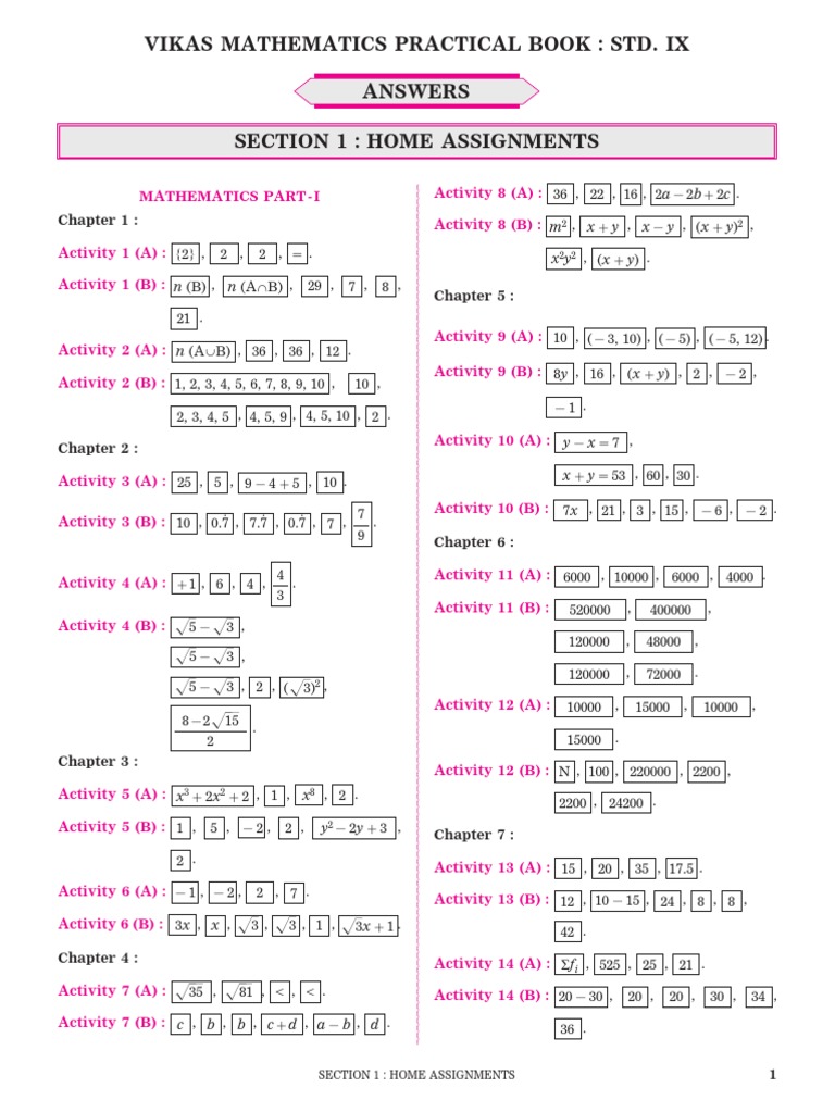 Vikas Maths Practical Book IX | PDF | Triangle | Area