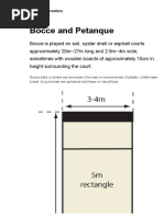Official Petanque Game Rules | PDF