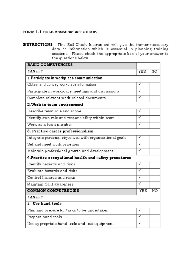 TNA Form Ok EIM | PDF | Electrical Wiring | Risk