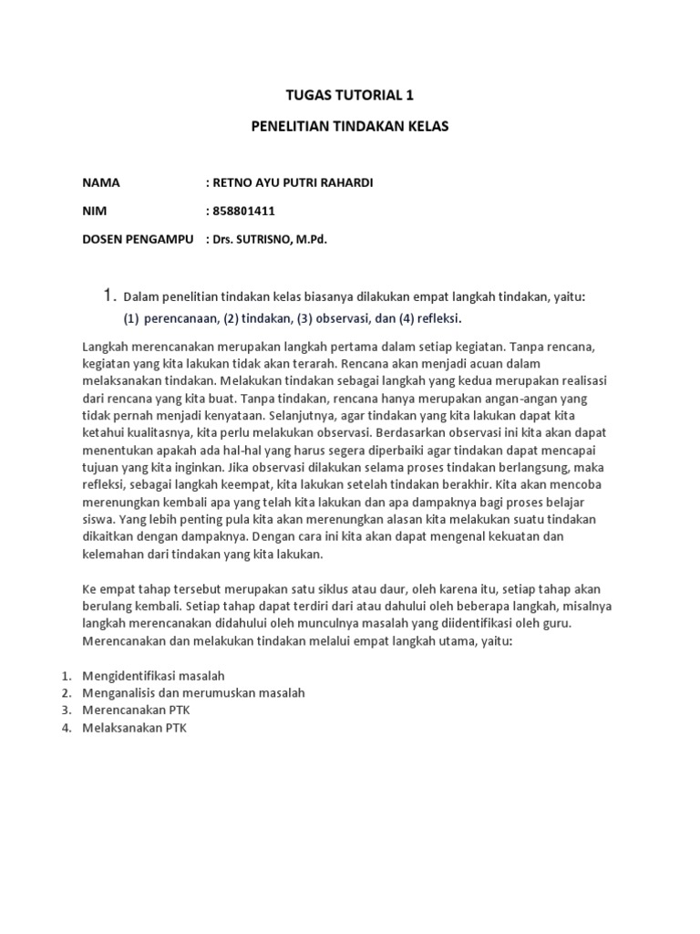 Tugas Tutorial 1 PTK | PDF