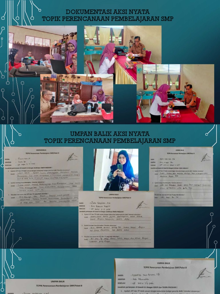 8410 - Dokumentasi & Umpan Balik Perencanaan Pembelajaran | PDF